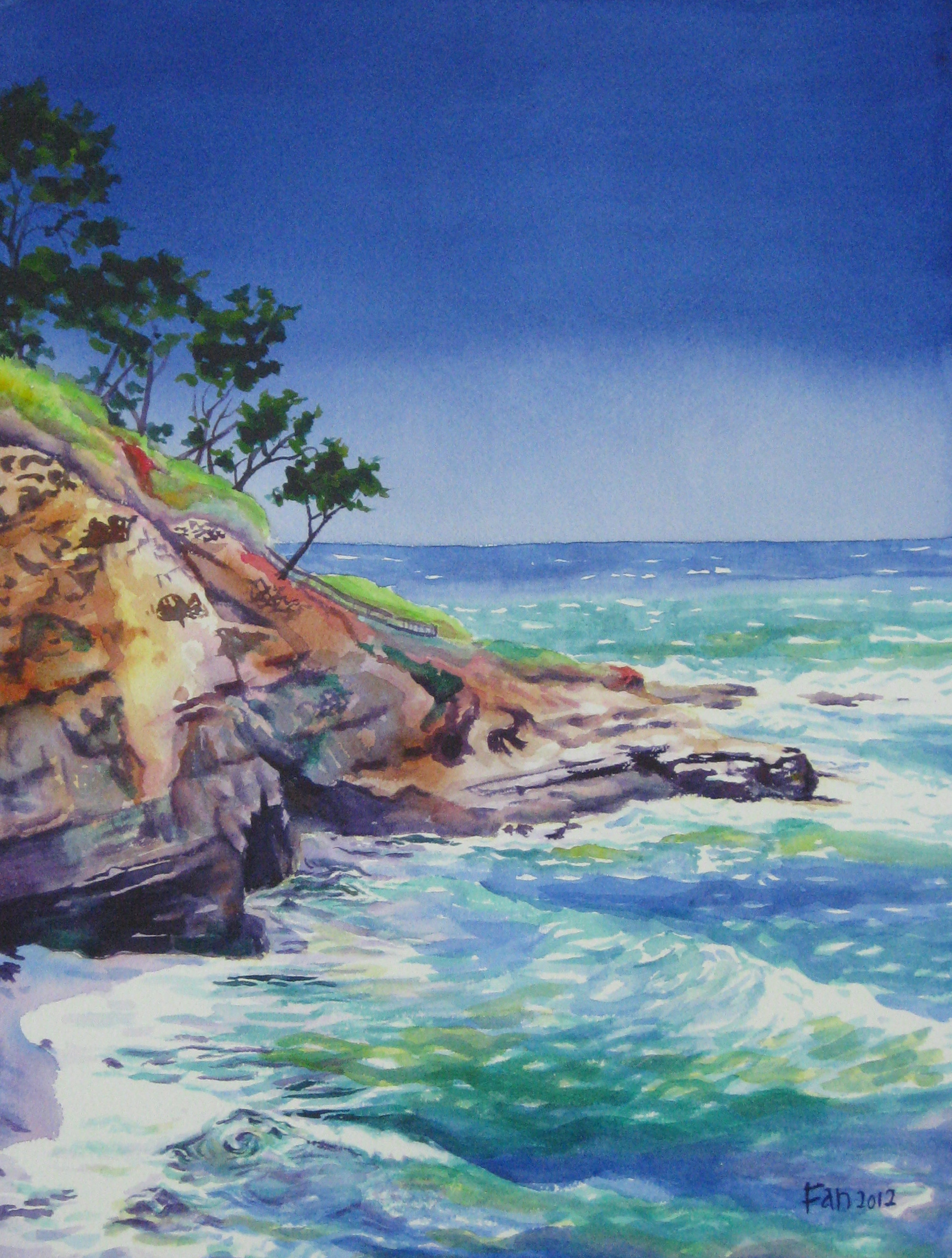 Watercolors paintings by Fan Chung Graham